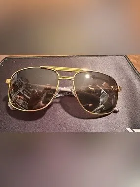 Accessories | Gold Frame Sunglasses With Brown Lensess44 | Poshmark